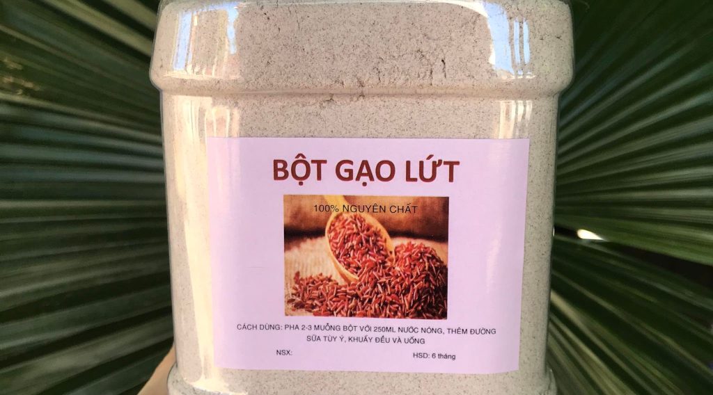 Bột Gạo Lứt Huyết Rồng Nguyên Chất, Hỗ Trợ Sức Khỏe Tối Ưu